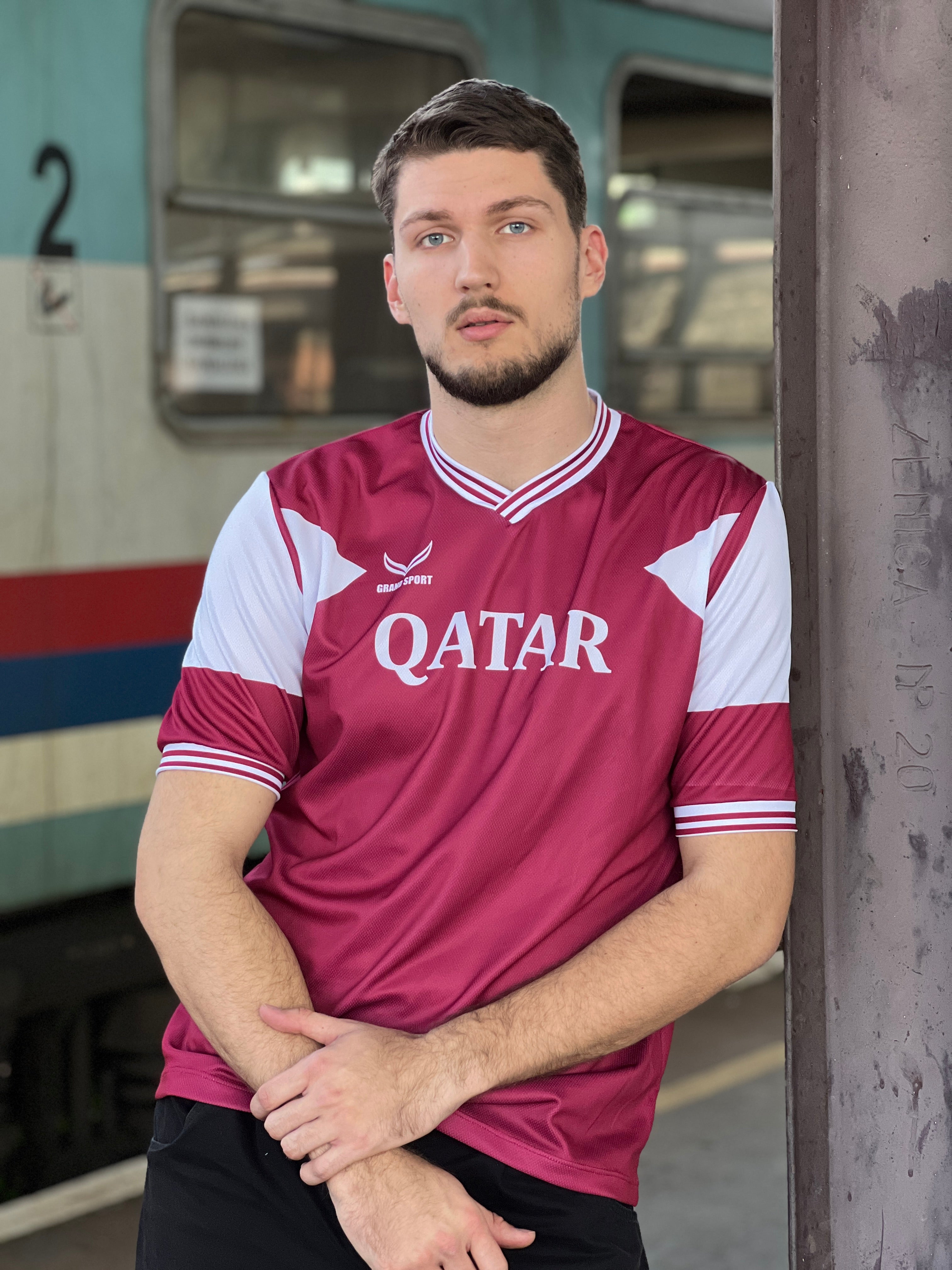 Qatar National Team Football Shirt 1996 Away Jersey – Sport Club Memories